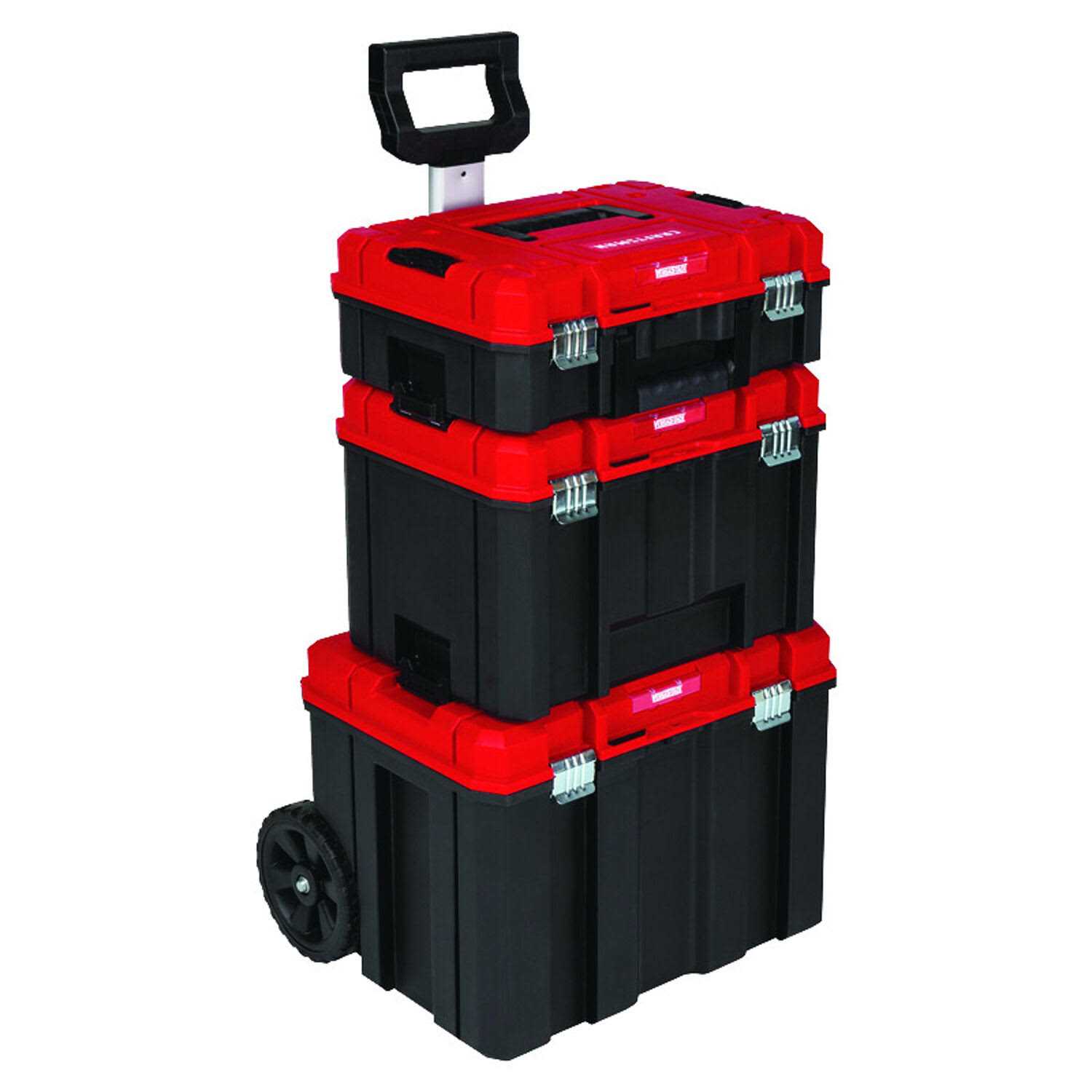 Craftsman VERSASTACK 17 in. Tower Tool Box Black/Red - Shop Hardware ...