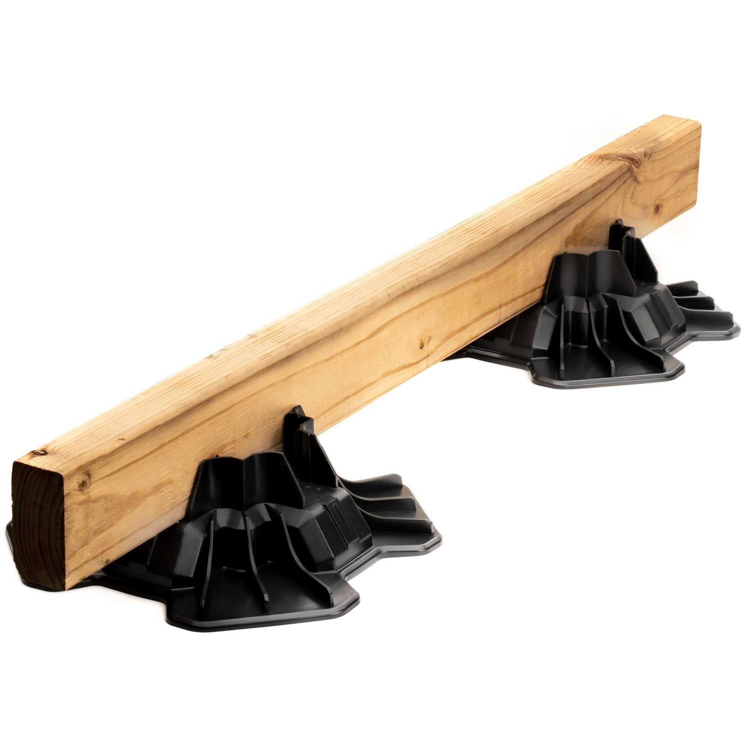 BuildTuff TuffBlock Polyolefin Plastic Deck Block - Shop Hardware Tools ...