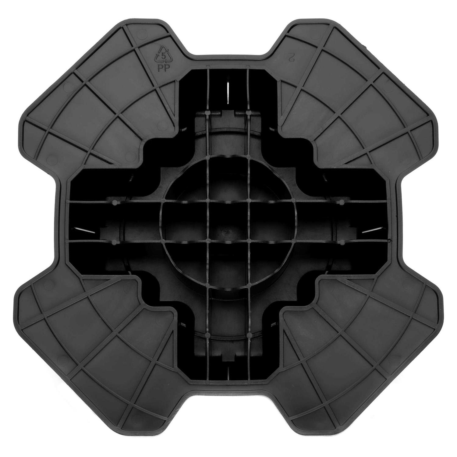 BuildTuff TuffBlock Polyolefin Plastic Deck Block - Shop Hardware Tools ...