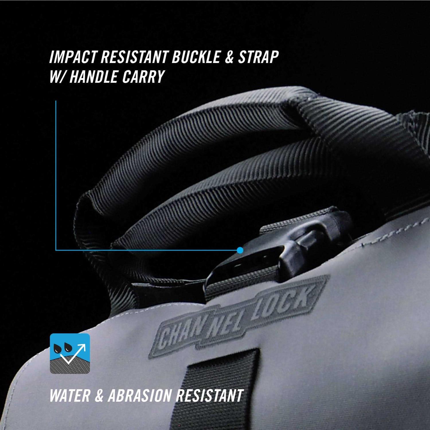 Channellock MTR2G PRO 2-Pouch Modular Tool Roll System Water Resistant ...