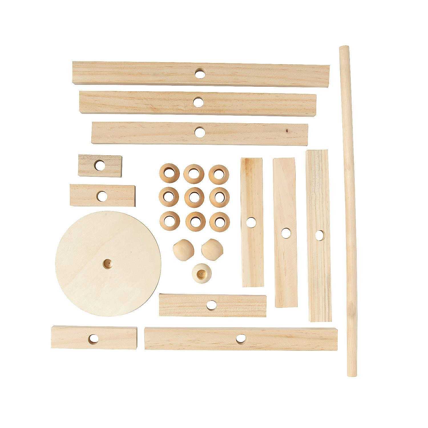 DIY Unfinished Wooden Dowel Tree - Shop Hardware Tools for Work and Home