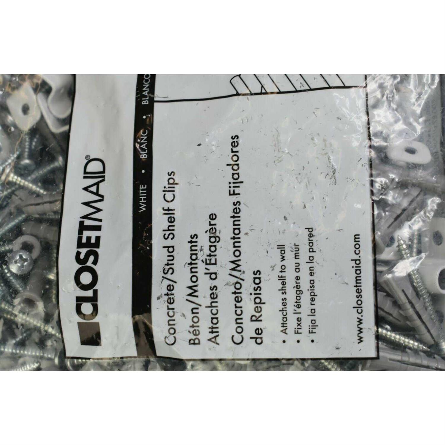 ClosetMaid 7556 Metal Shelf Clips - Shop Hardware Tools for Work and Home