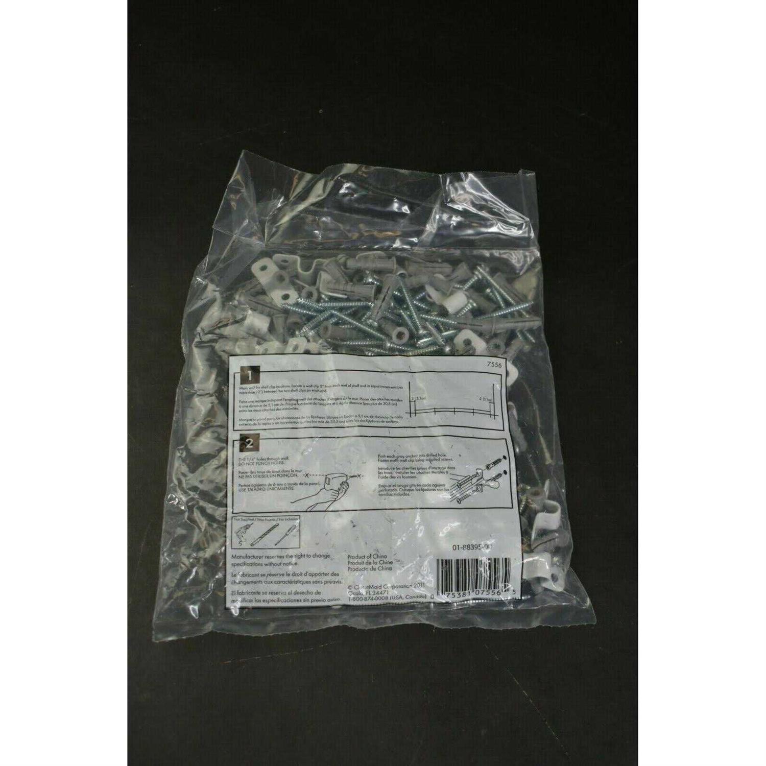 ClosetMaid 7556 Metal Shelf Clips - Shop Hardware Tools for Work and Home