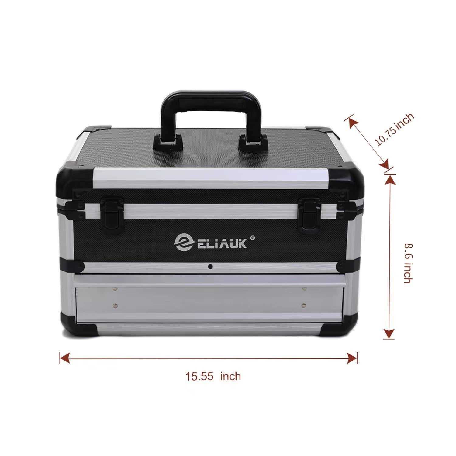 E ELIAUK Tool Box Portable Tool Box with drawer Tool Storage Box ...