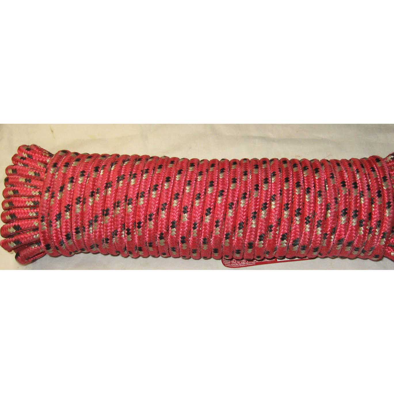 Everbilt 3/8 in. x 100 ft. Poly Diamond Braid Rope - Shop Hardware ...