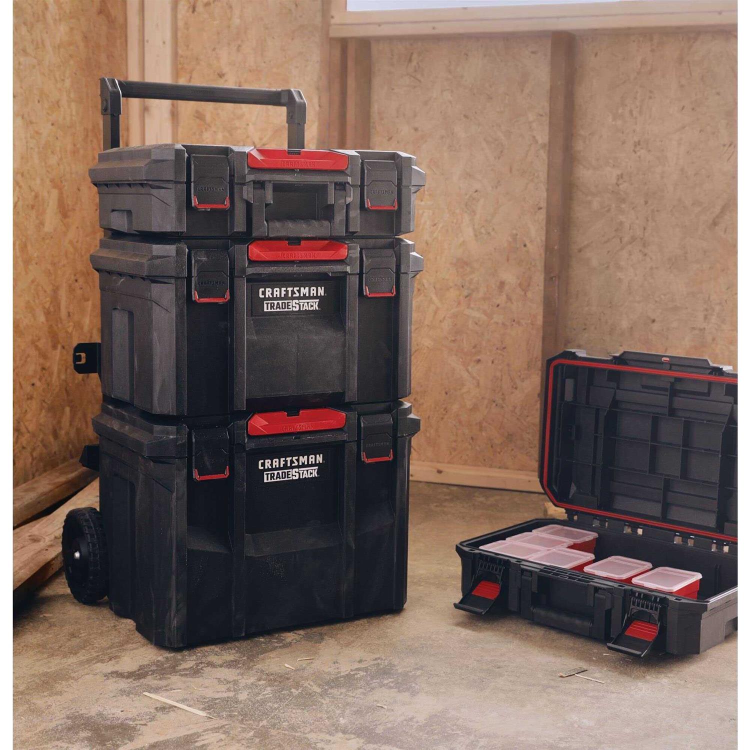 CRAFTSMAN TRADESTACK System Tool Box - Shop Hardware Tools for Work and ...
