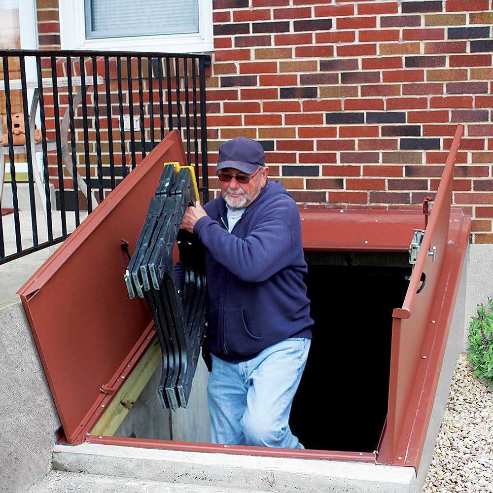 Bilco Classic Series Primed Steel Replacement cellar Door for Sloped ...