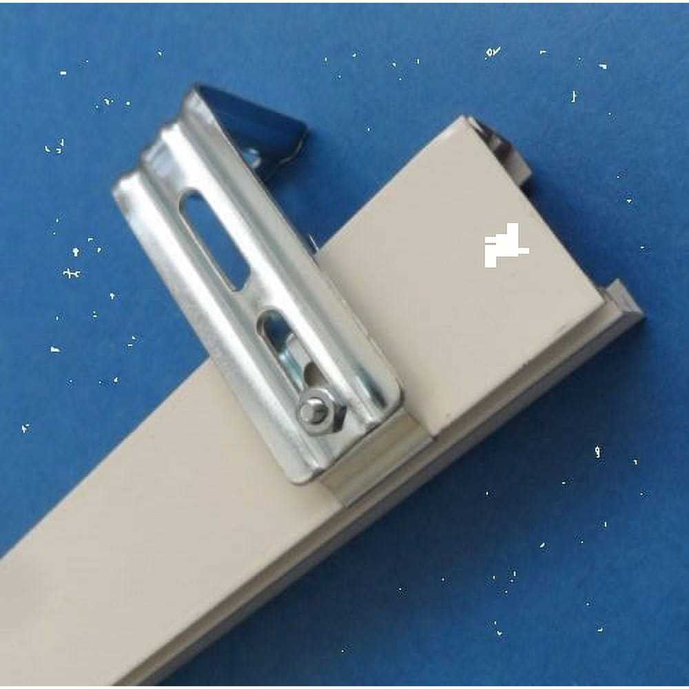 Finova Qty 3 Vertical Blind Wall Mount 1 1/2 Inch C Clamp Brackets ...