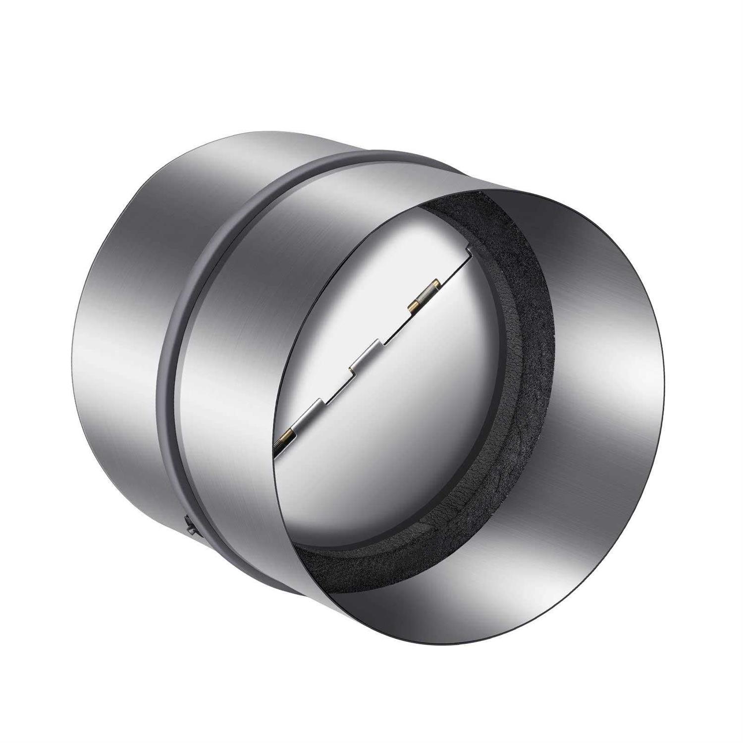 iPower 6 inch Backdraft Shutter Damper Back Draft Blocker One-Way ...