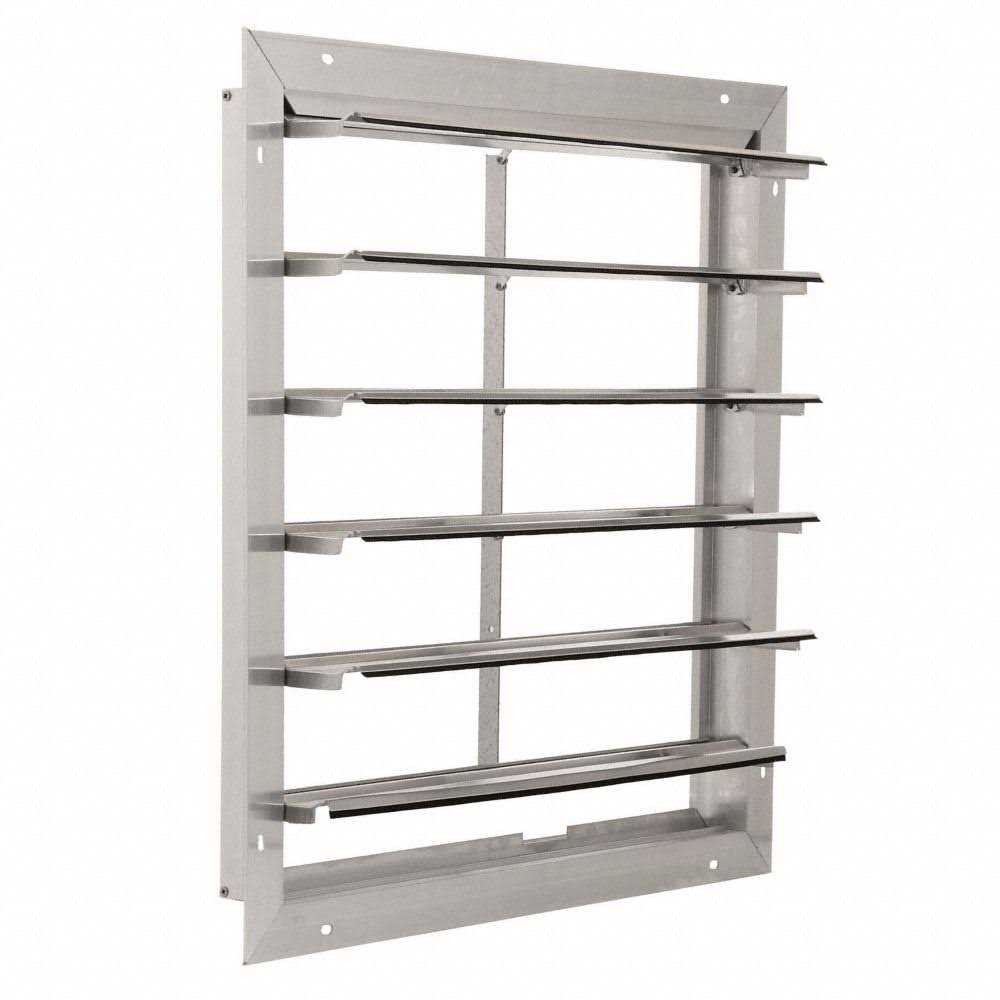 Dayton 24 in Backdraft Damper / Wall Shutter - Shop Hardware Tools for ...