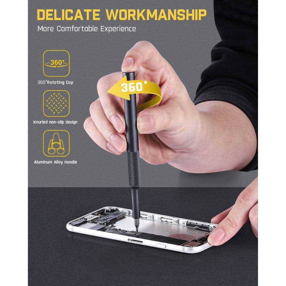 Fanttik X5 Max Precision Screwdriver Set MANUAL HAND TOOL 50-in-1 Magnetic Bits - Shop Hardware ...