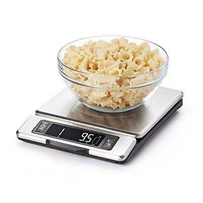 OXO Good Grips 11 lb Stainless Steel Food Scale with Pull Out Display ...