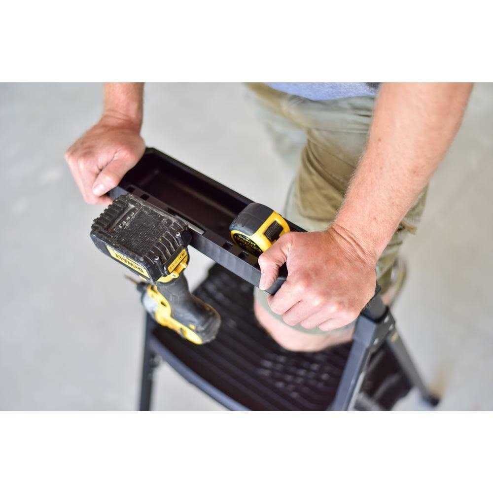 Gorilla Ladders 3-Step Pro-Grade Steel Step Stool - Shop Hardware Tools ...