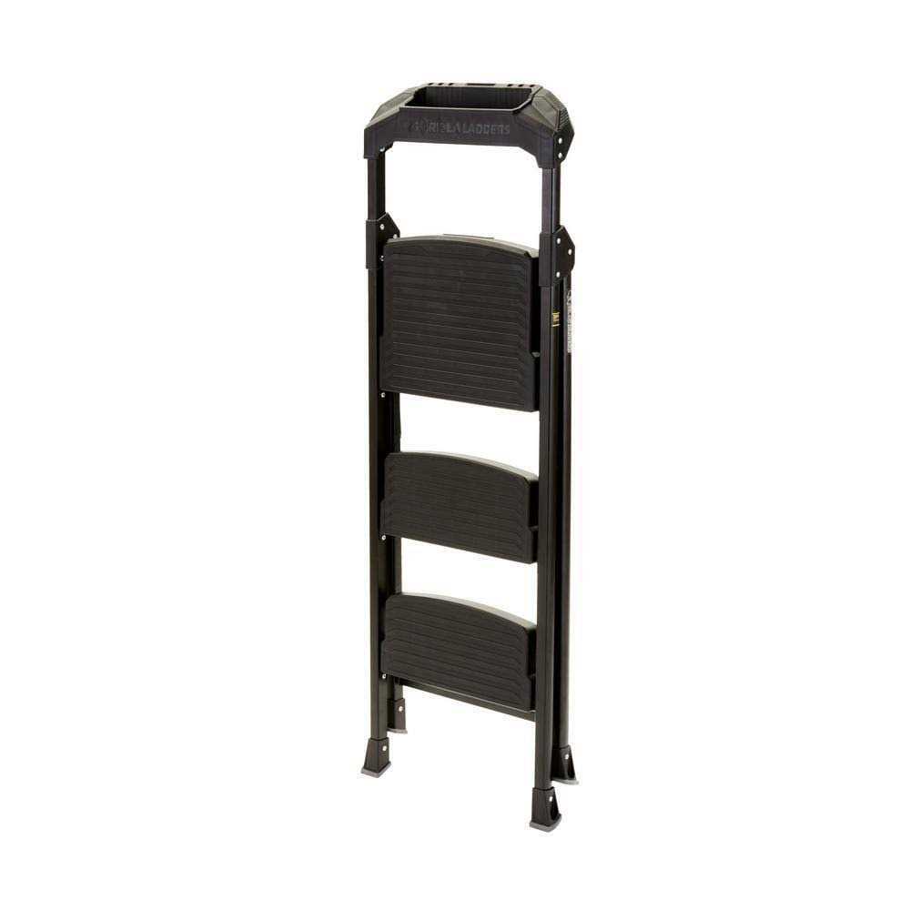 Gorilla Ladders 3-Step Pro-Grade Steel Step Stool - Shop Hardware Tools ...