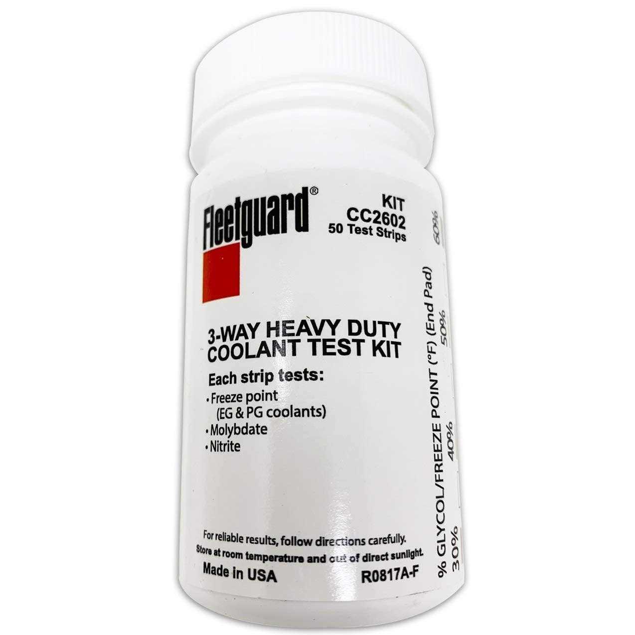 Fleetguard CC2602 Coolant Test Kit - Shop Hardware Tools for Work and Home