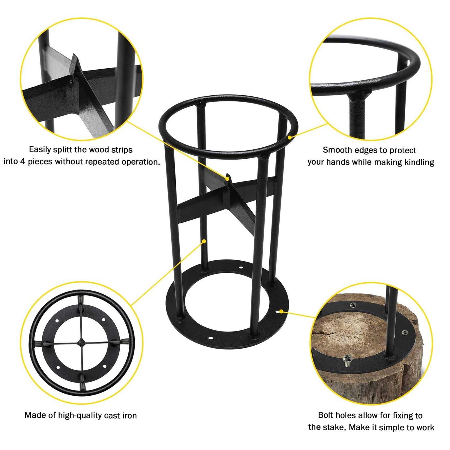 Piripara Firewood Splitter Kindling Wood Cracker Manual Log Wood ...