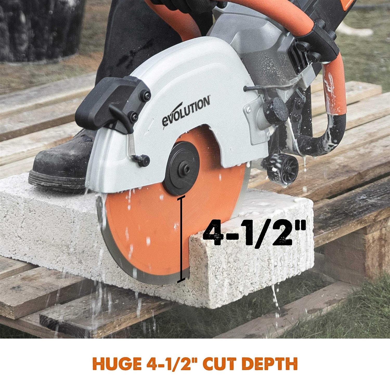 Evolution 12 in. Electric Concrete Cut-Off Saw - Shop Hardware Tools ...