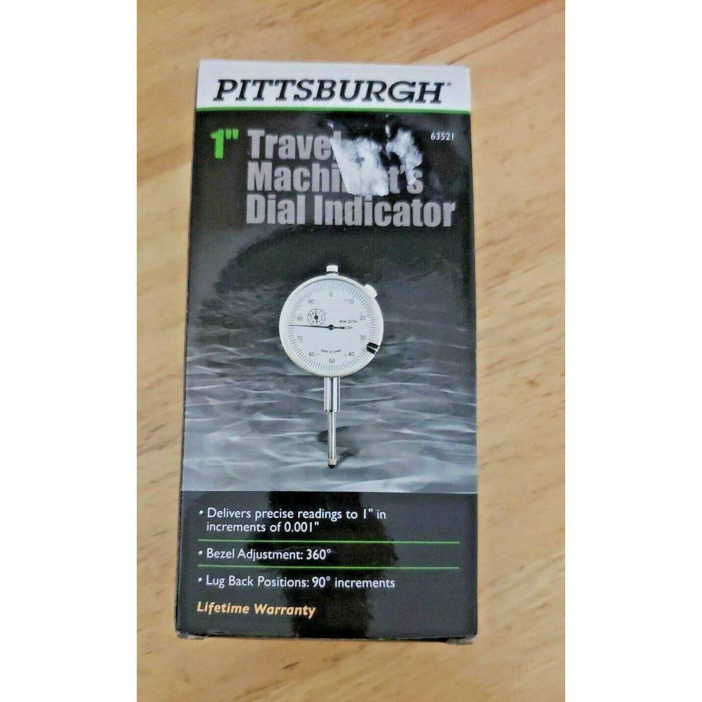 Pittsburgh 1 In. Travel Machinists Dial Indicator - Shop Hardware Tools ...