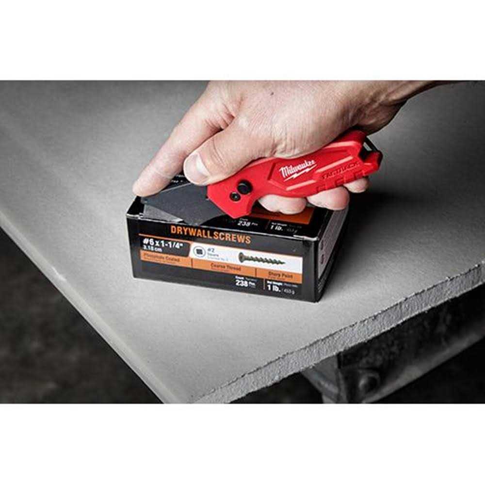 Milwaukee 48-22-1503 FASTBACK Folding Utility Knife Set - Shop Hardware ...