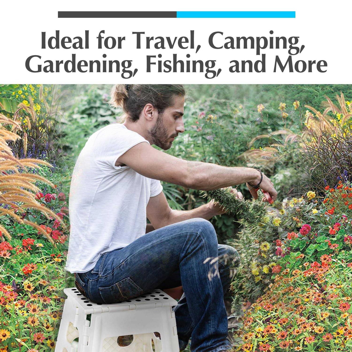 Handy Laundry Folding Step Stool, 13 Inch The Anti-Skid Step Stool is ...