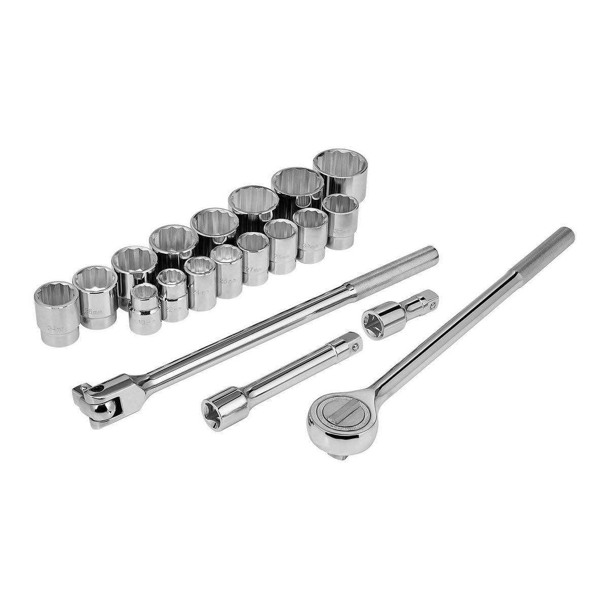 Pittsburgh 20 Piece Jumbo Socket Set - Shop Hardware Tools for Work and ...