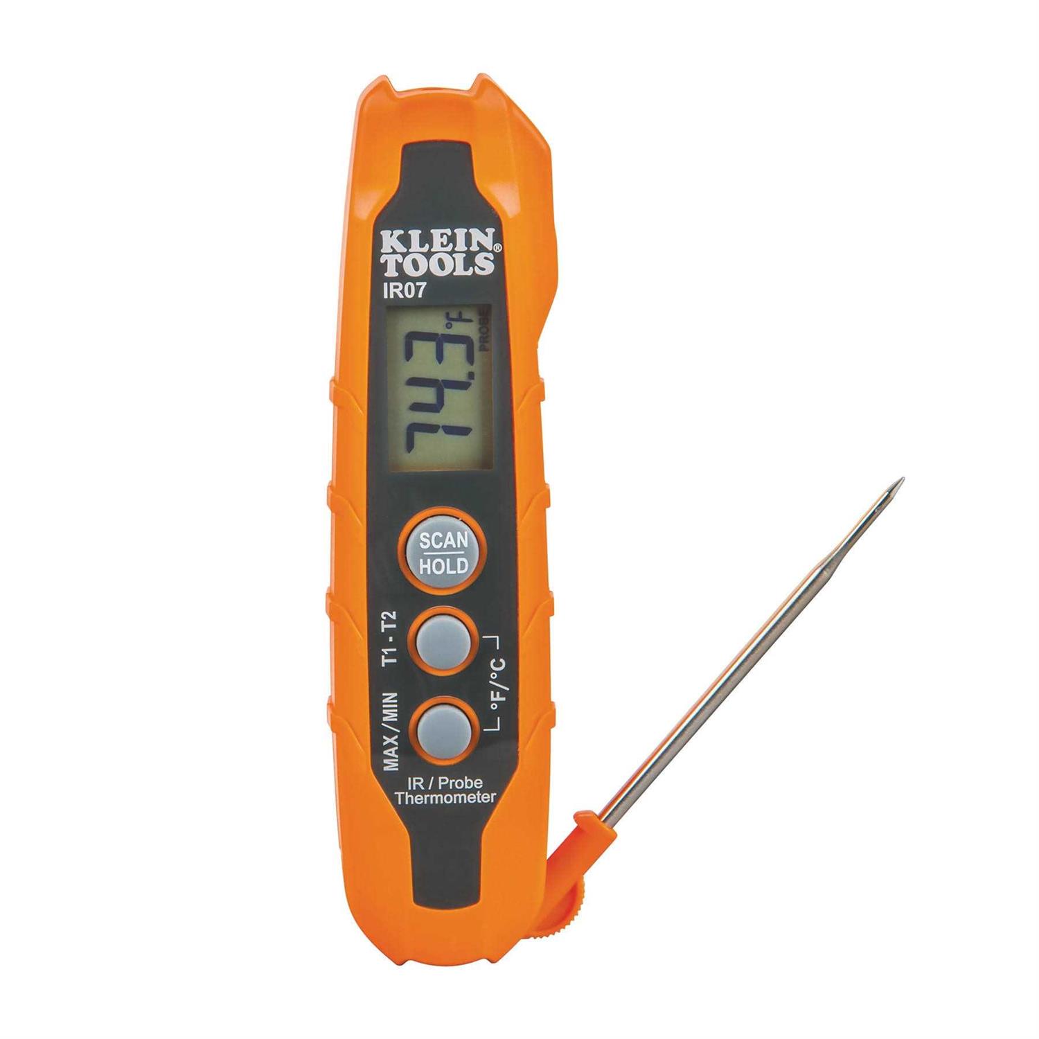 Klein Tools Dual IR/Probe Thermometer IR07 - Shop Hardware Tools for ...