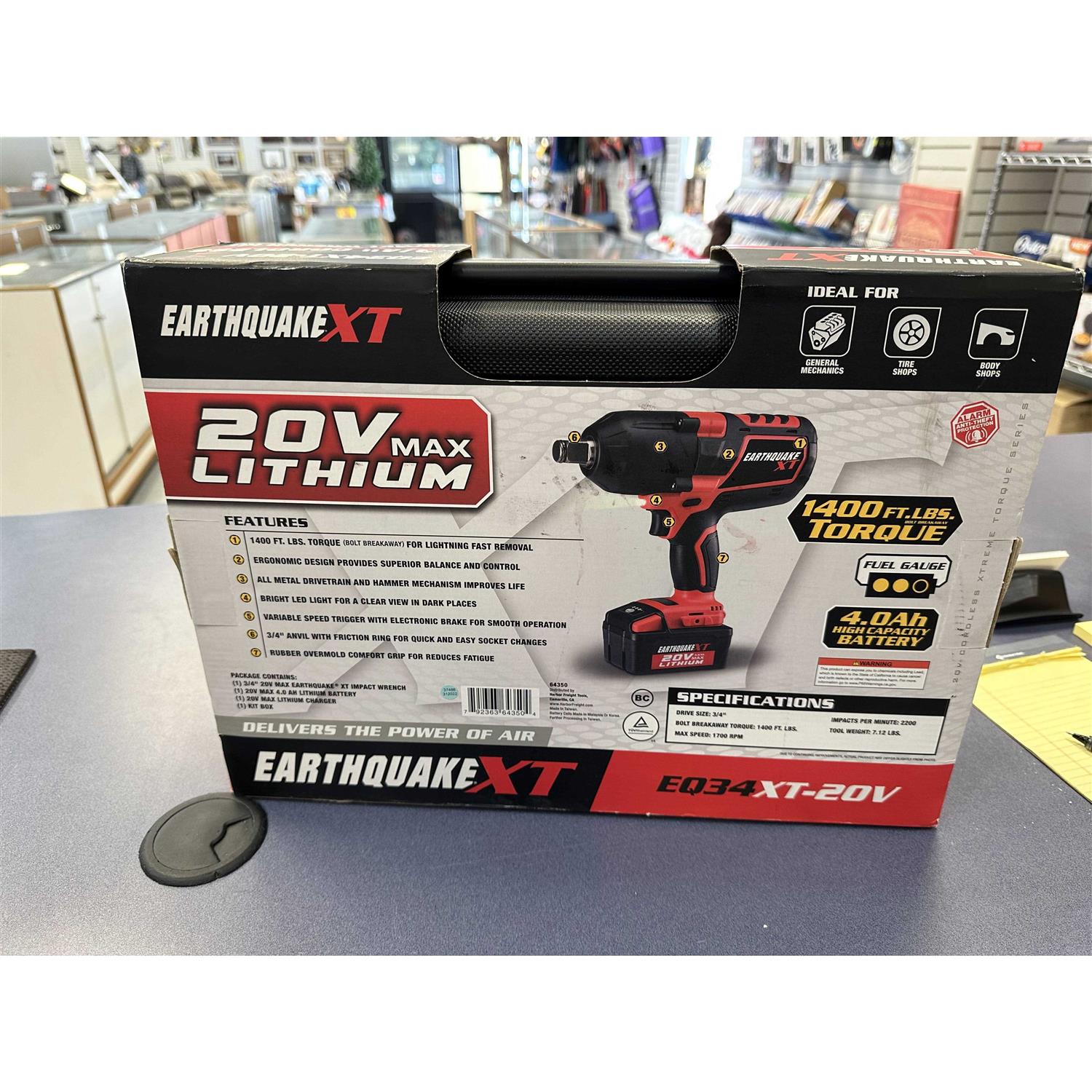 Earthquake EQ34XT-20V - Shop Hardware Tools for Work and Home