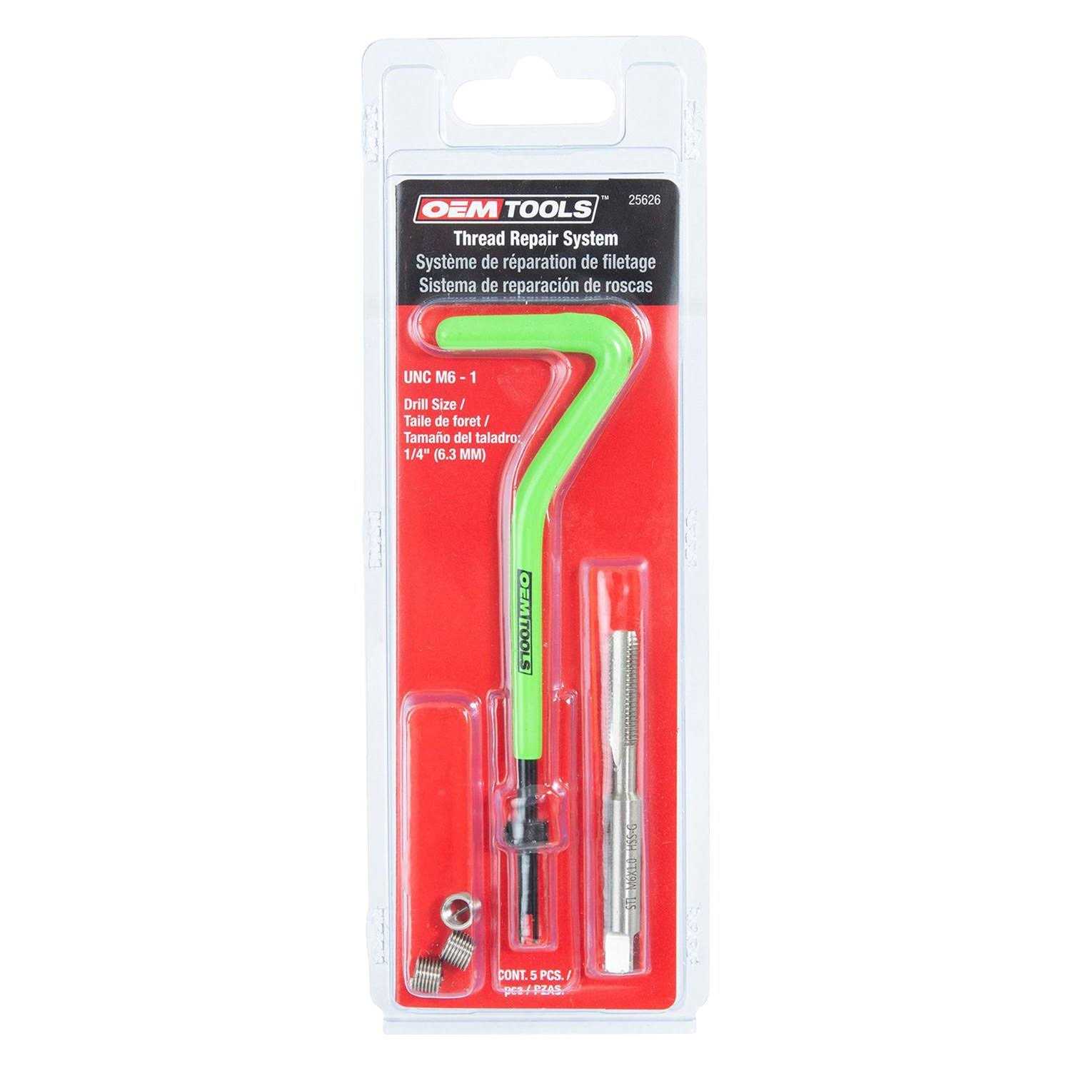 OEMTOOLS Thread Repair Kit 25626 - Shop Hardware Tools for Work and Home