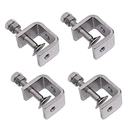 Kyien 4Pieces 304 Stainless Steel C-Clamp Heavy Duty C-Clamp ...