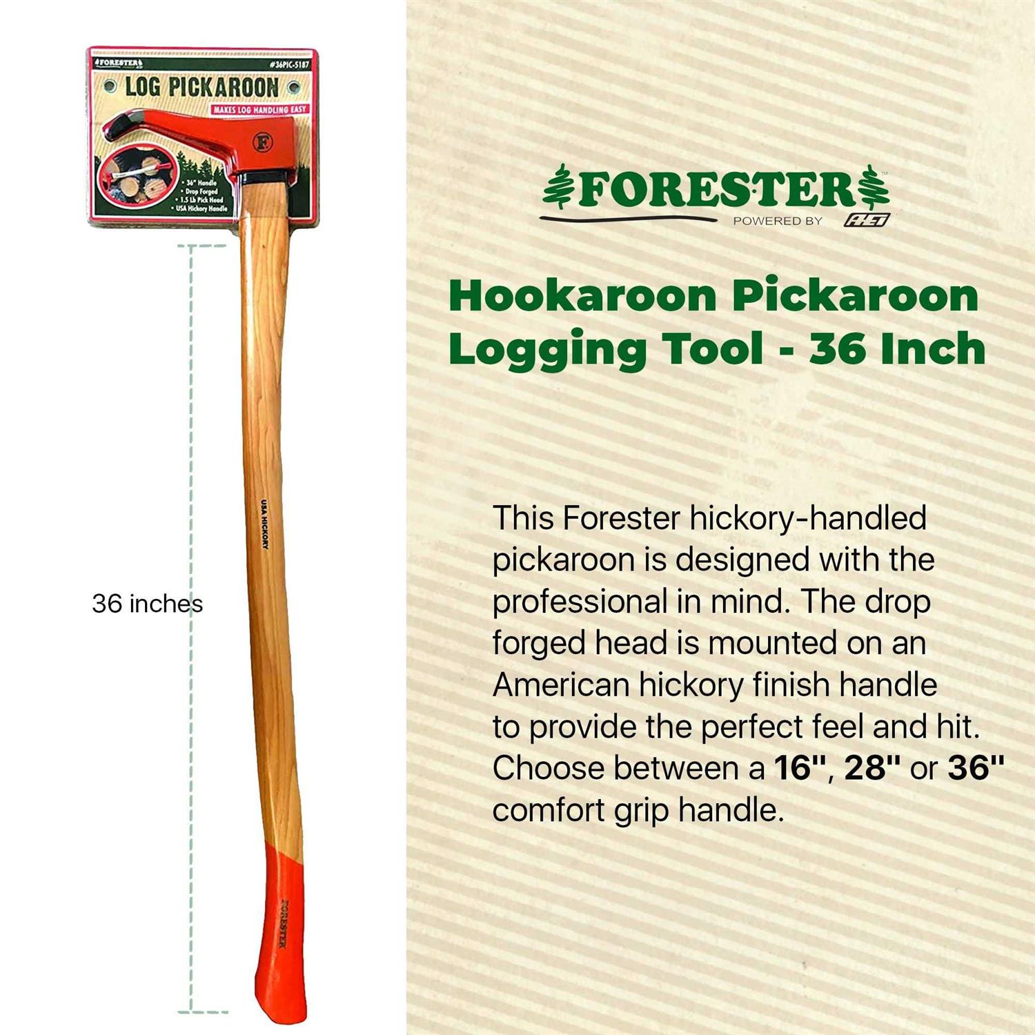 Forester Hookaroon Pickaroon Logging Tool USA Hickory Handle Forged ...