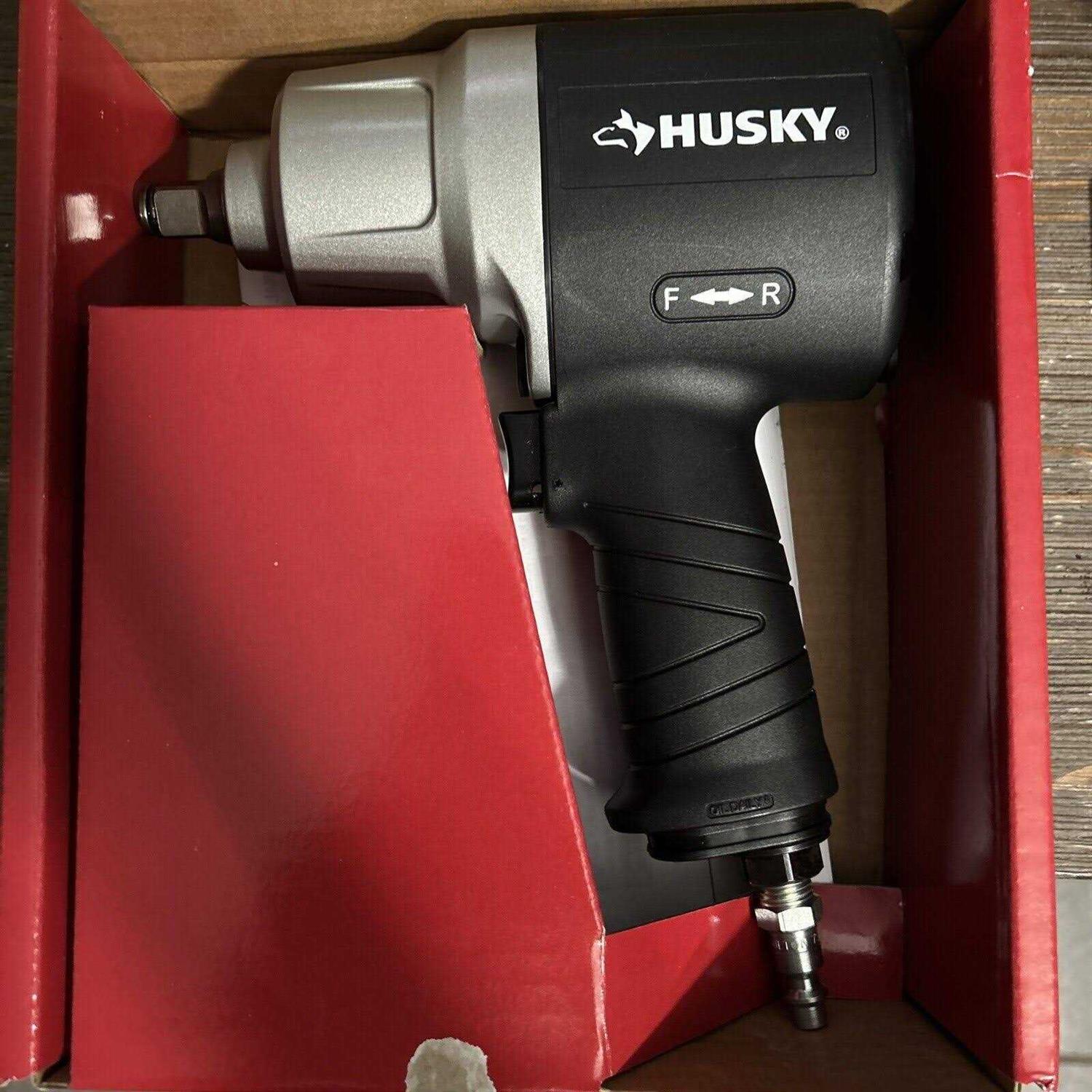 Husky 800 ft./lbs. 1/2 in. Impact Wrench - Shop Hardware Tools for Work ...