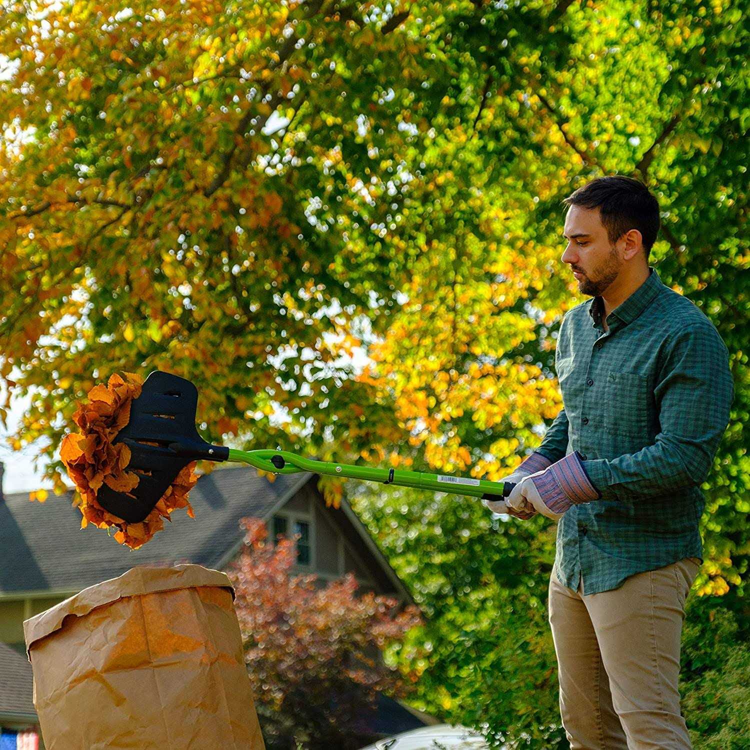 Earthwise Gator Grabber 37 in. Steel Leaf Clean-Up Tool - Shop Hardware ...