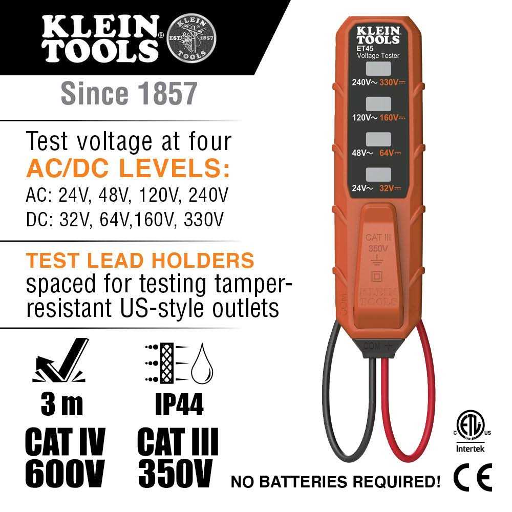 Klein Tools MM320KIT Digital Multimeter Electrical Test Kit - Shop ...