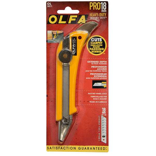 Olfa Heavy-Duty Ratchet-Lock Utility Knife - Shop Hardware Tools for Work and Home