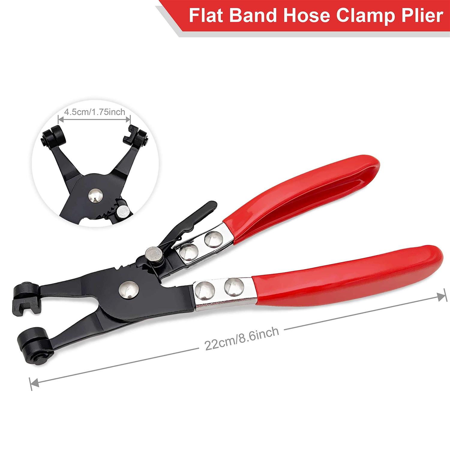 HPBBKD 3Pcs Hose Clamp Pliers,Remover Kit with Long Reach Wire Spring ...
