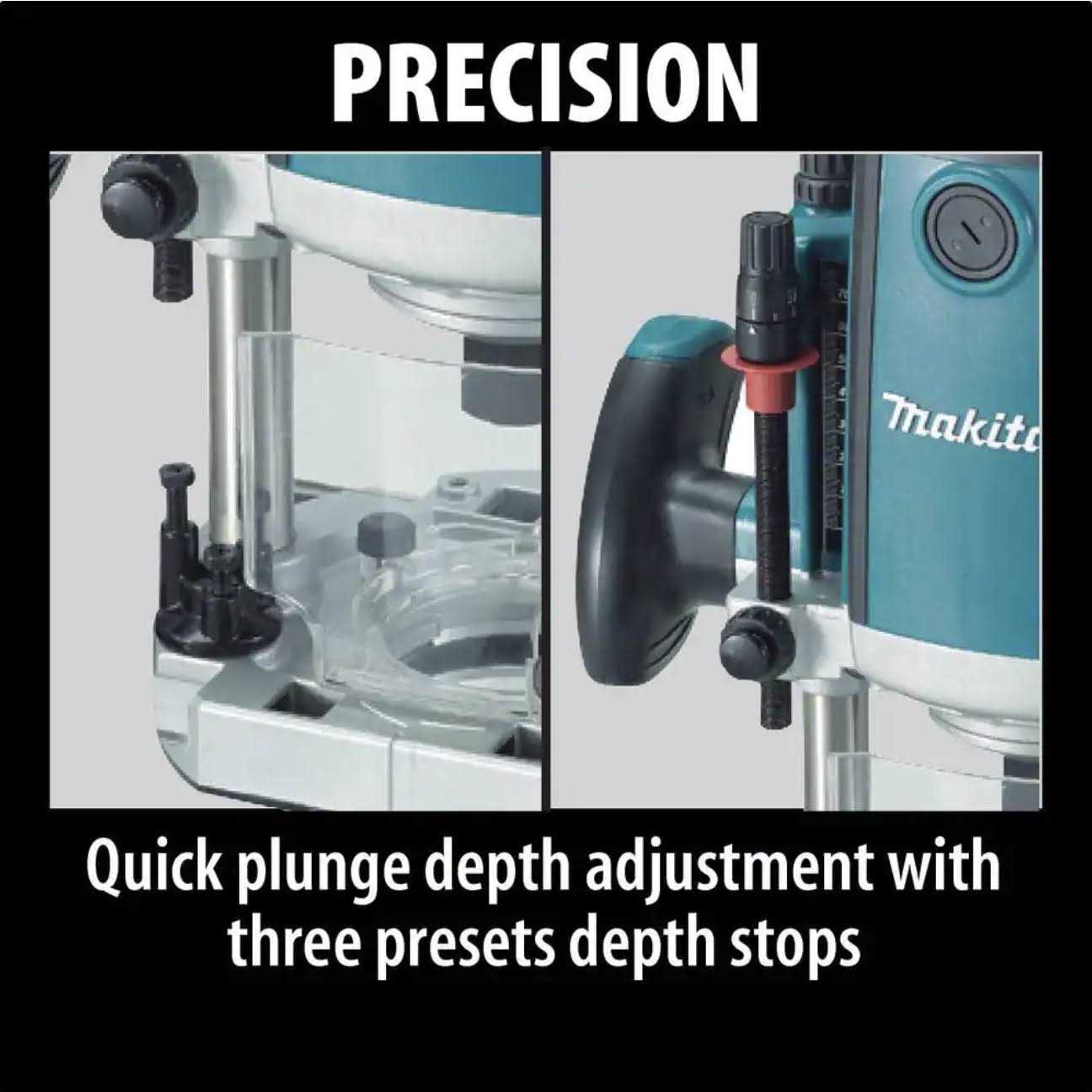 Makita RP2301FC 3-1/4 HP Plunge Router - Shop Hardware Tools for Work ...