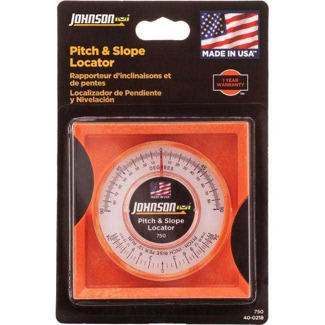 Johnson Level Tool 750 Pitch and Slope Locator - Shop Hardware Tools ...