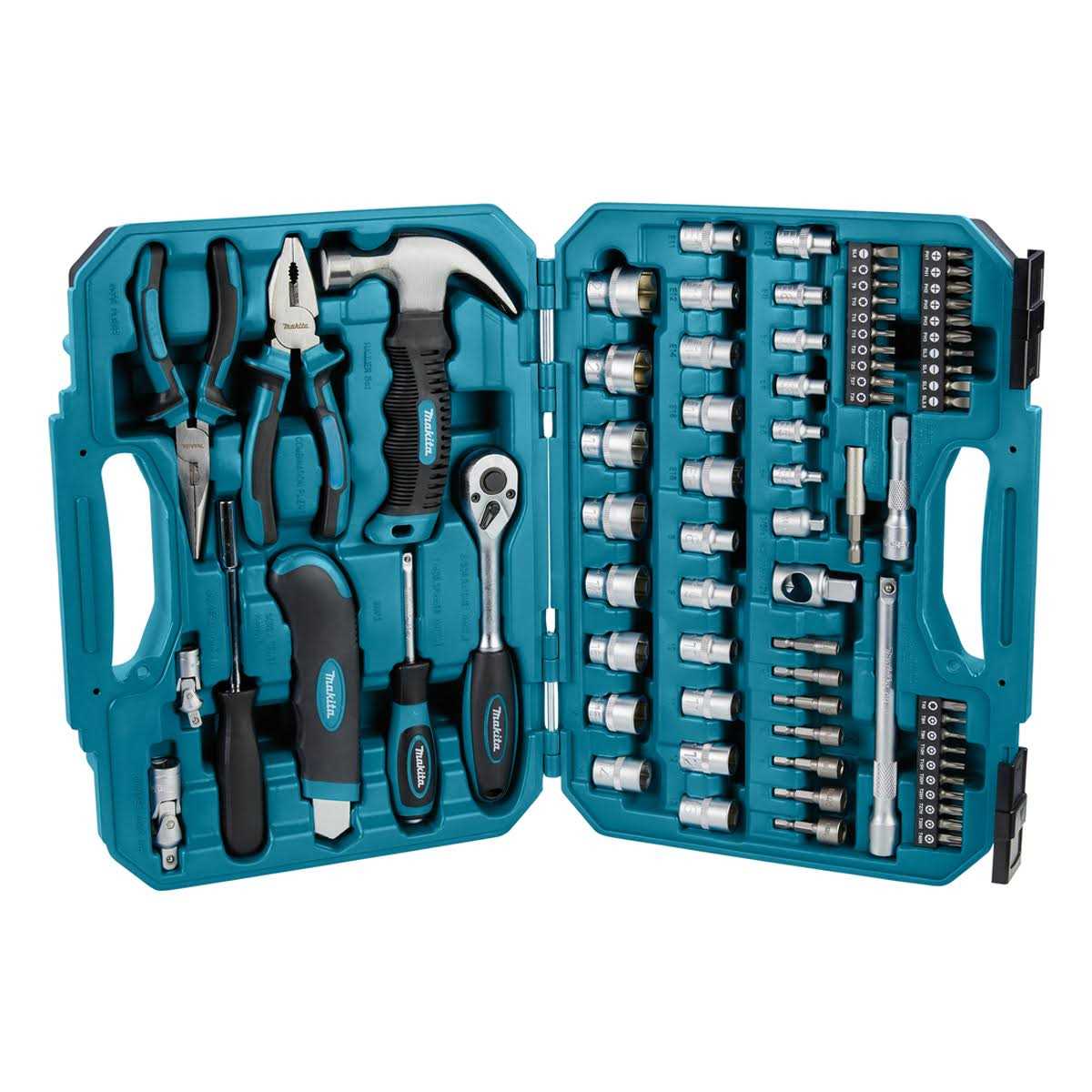 Makita E-10899 76 Piece Hand Tool Set - Shop Hardware Tools for Work ...