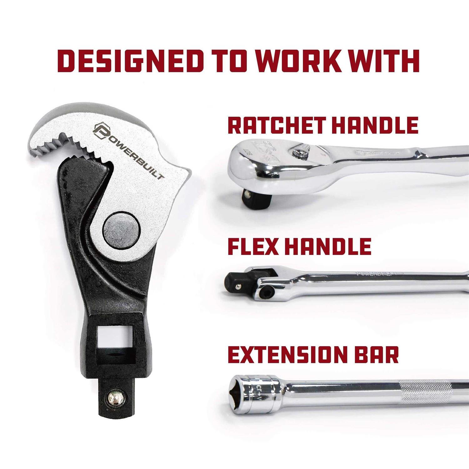 Powerbuilt 2 Piece Spring-Loaded Crowfoot Wrench Set - Shop Hardware ...