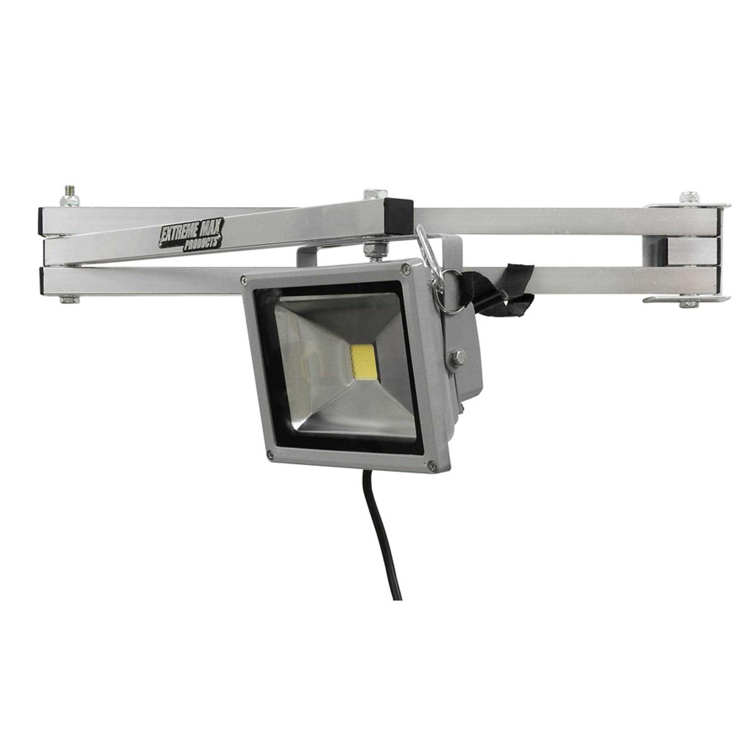 Extreme Max 5001.6065 Adjustable Aluminum Swing Arm LED Industrial Work ...