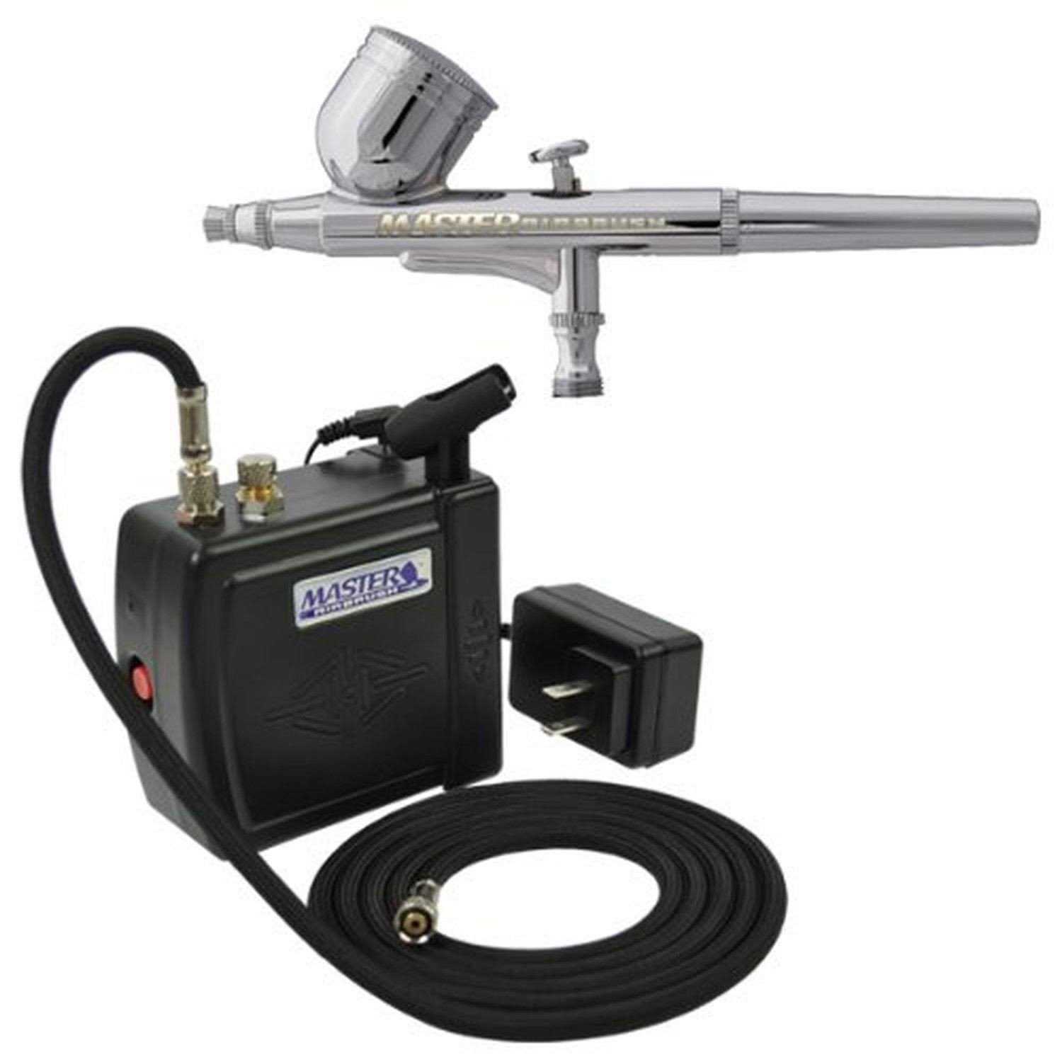 Master Airbrush Multi-Purpose Airbrushing System Kit with Portable Mini ...