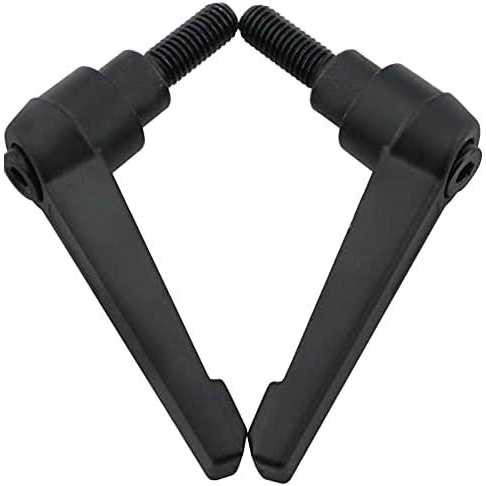 Mutai Clamping Lever M8 Thread Push Button Ratchet Lever Adjustable Locking Handle with Male ...