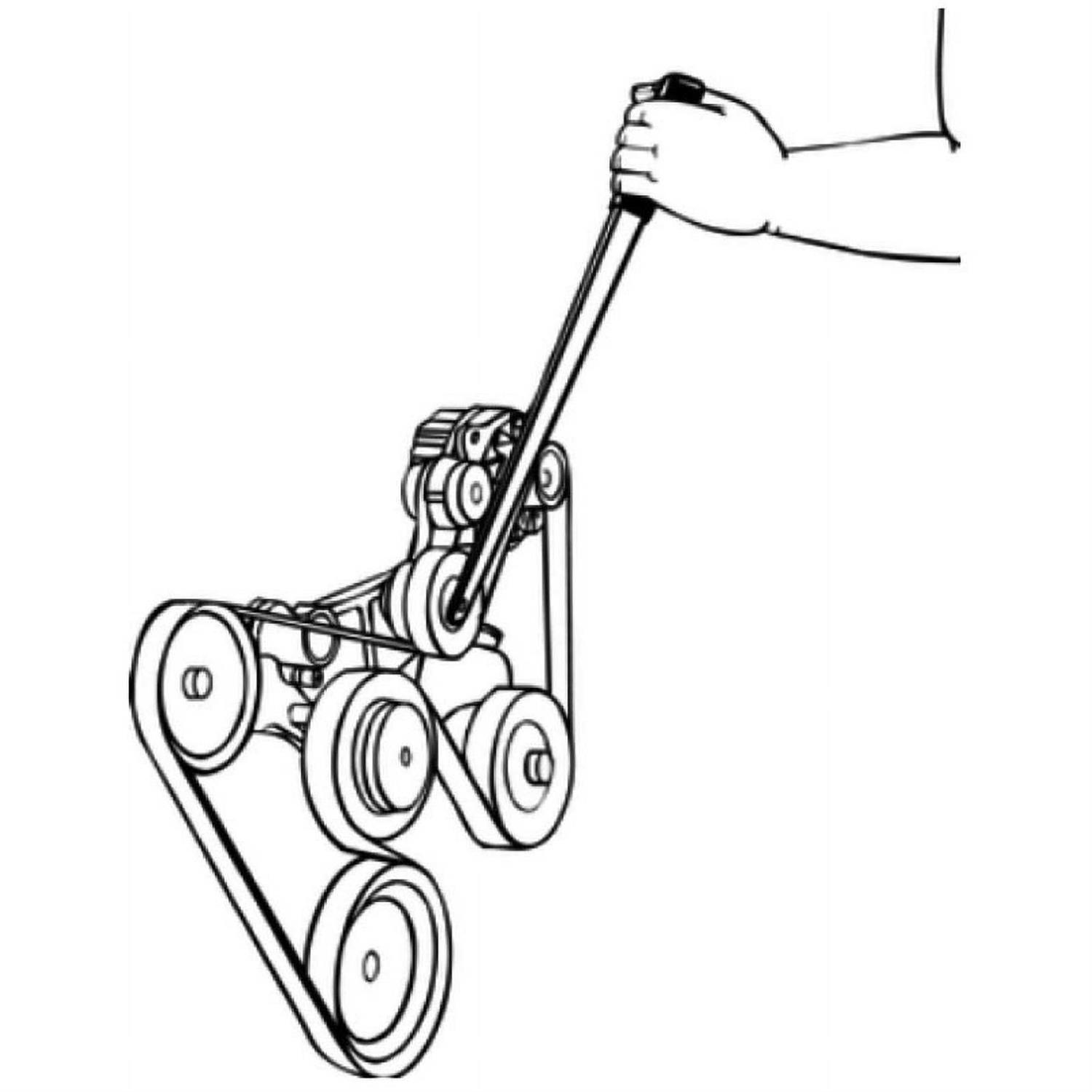 Eastwood Automotive Serpentine Accessory Fan Belt Remove and Install ...