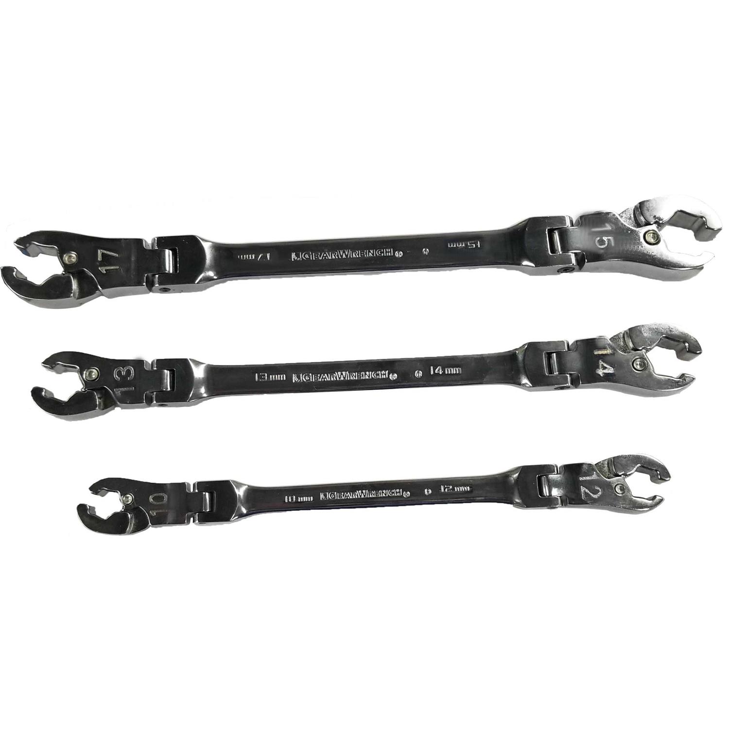 Gearwrench 89099 Metric Ratcheting Flex Flare Nut Set - Shop Hardware ...