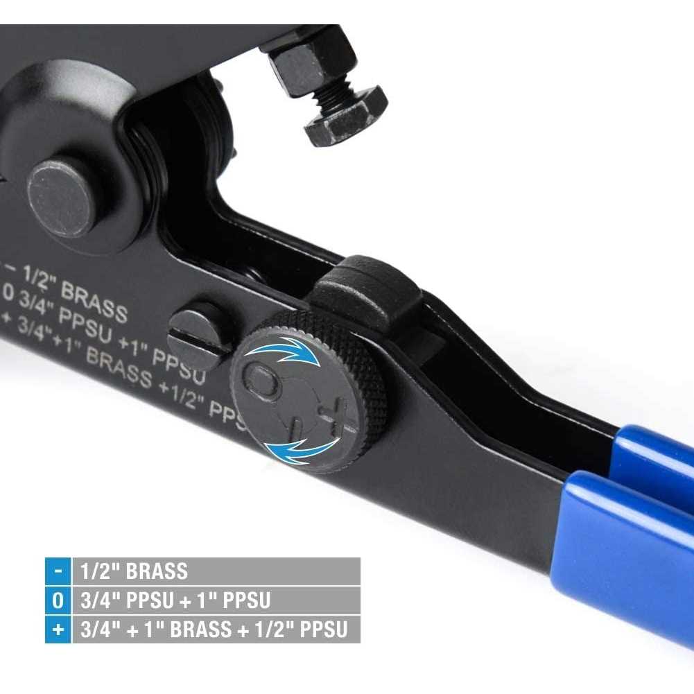 IWISS PEX-1210C PEX Crimp Ring Removal Tool for 1/2-Inch,3/4-Inch,1 ...