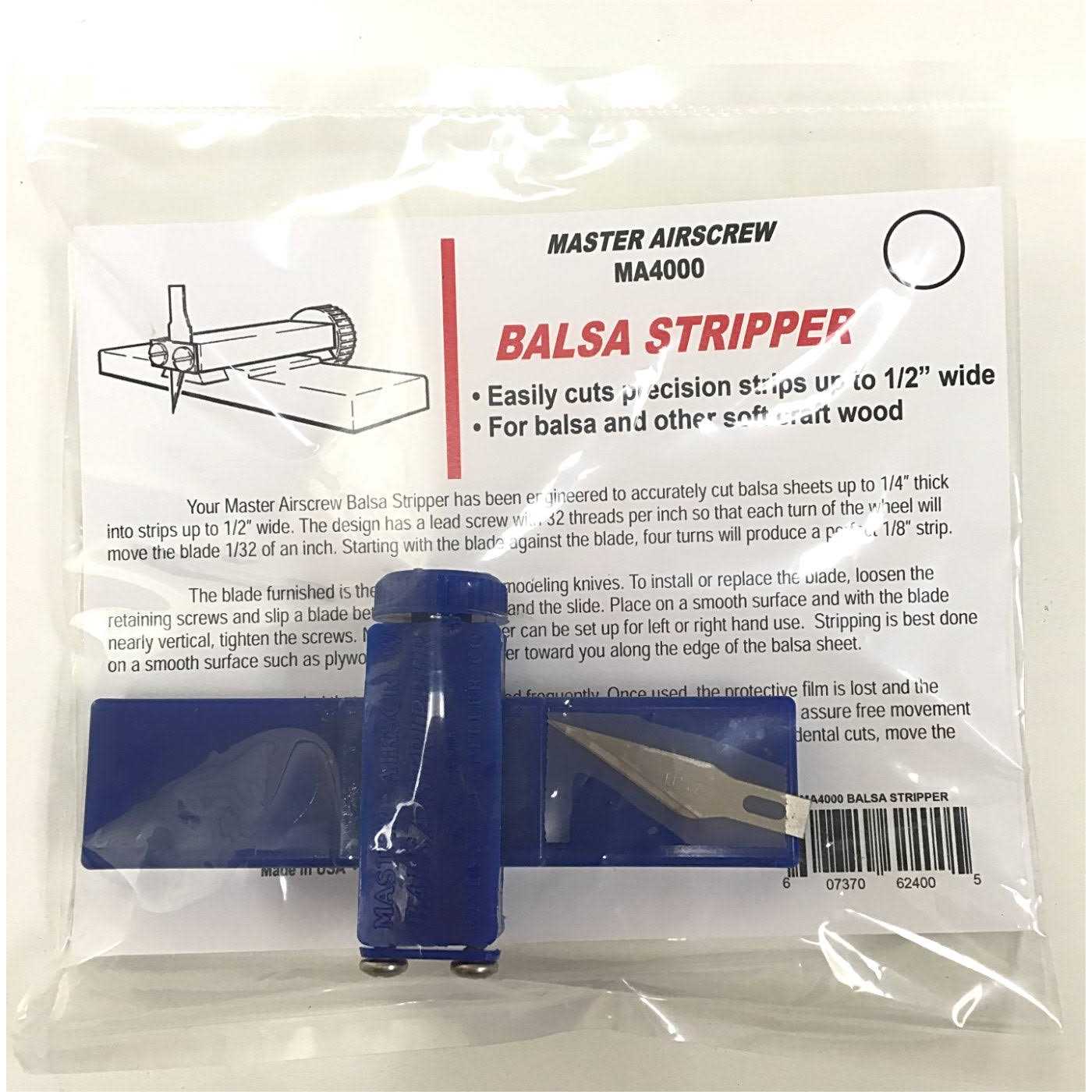 Master Airscrew Balsa Stripper - Shop Hardware Tools for Work and Home