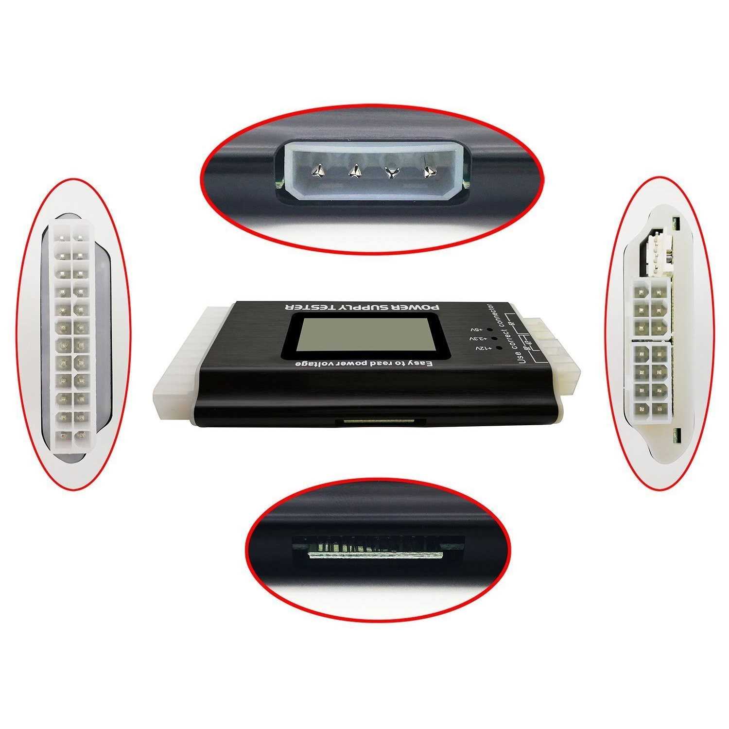 Fuhengli Computer PC Power Supply Tester Atx/itx/ide/hdd/sata/byi ...