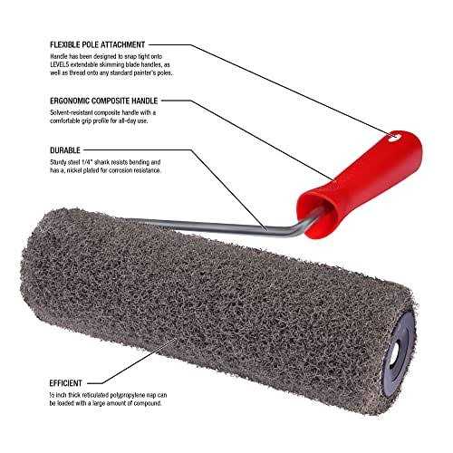 LEVEL5 Drywall Compound Roller - Shop Hardware Tools for Work and Home