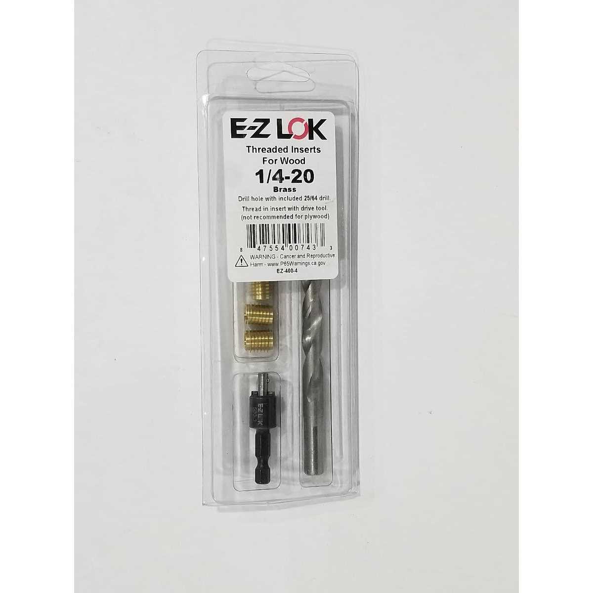 E-Z LOK E-Z Knife Threaded Insert Installation Kit EZ-400-4 - Shop ...