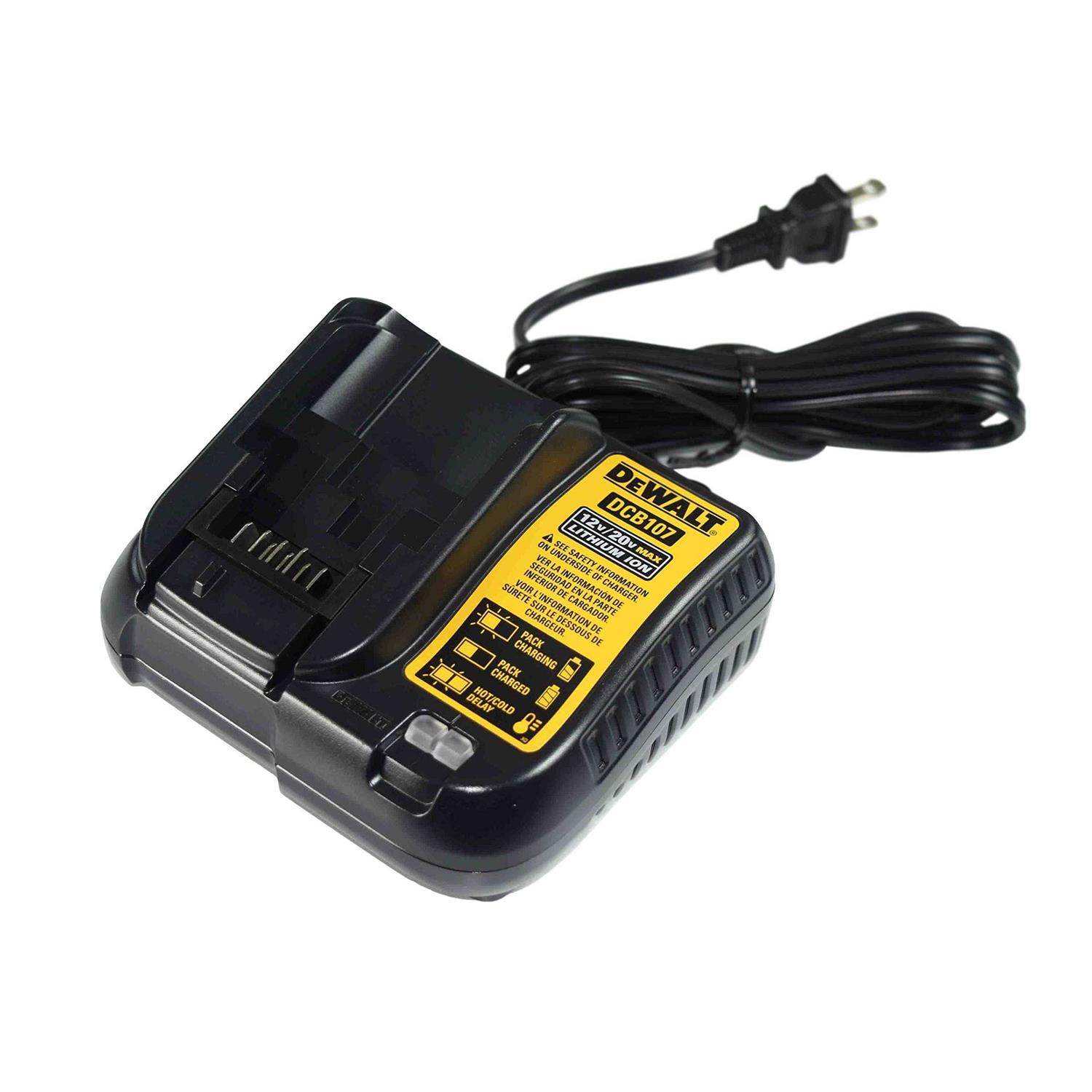 DeWalt DCB107 Lithium Ion Battery Charger 12V / 20V - Shop Hardware ...